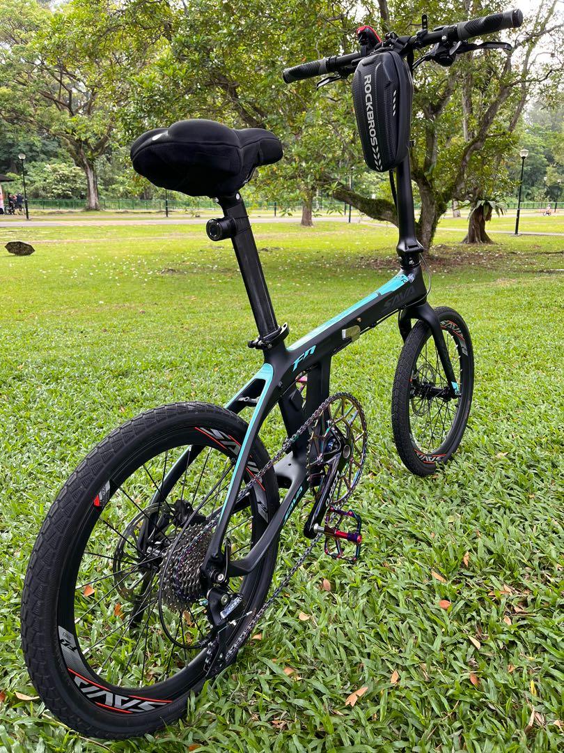 Sava Z1 carbon fiber foldable bicycle - 9 speed Sava Z1 carbon fiber 9 ...