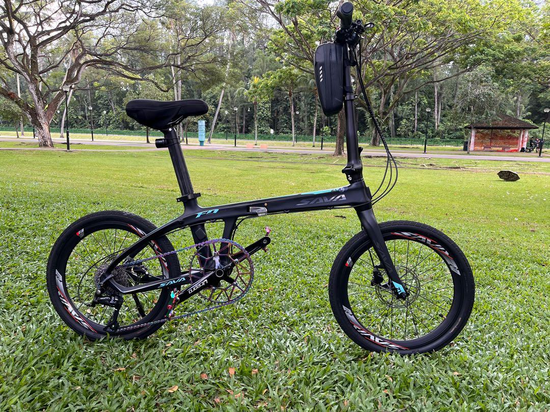 Sava Z1 carbon fiber foldable bicycle - 9 speed Sava Z1 carbon fiber 9 ...