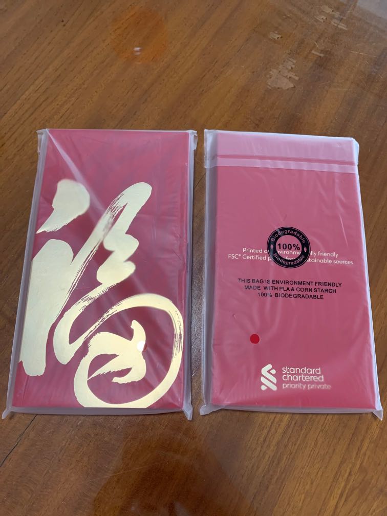 Standard Chartered SCB Priority Private 2022 Red Packet, Hobbies & Toys ...
