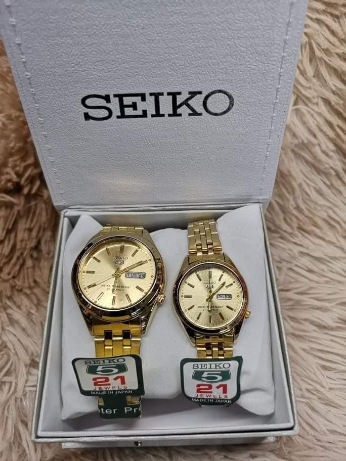 Seiko couple watch, Men's Fashion, Watches & Accessories, Watches on ...