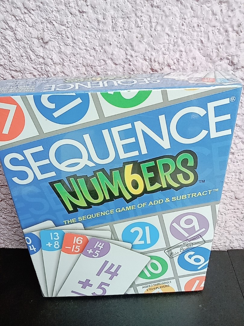 Sequence Numbers Board Game, Hobbies & Toys, Toys & Games on Carousell
