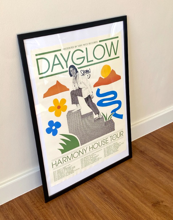 Signed Dayglow Harmony House Tour Poster, Hobbies & Toys, Music & Media ...