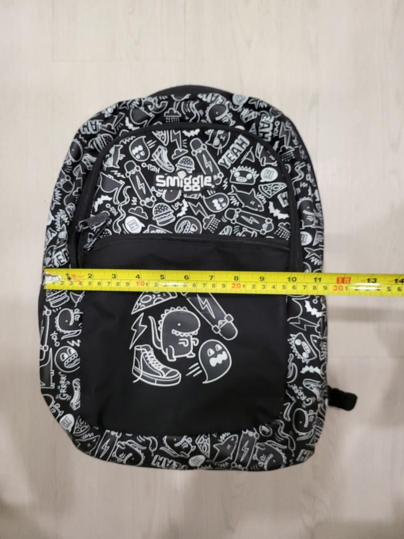 Smiggle dinosaur doddle design school bag, Men's Fashion, Bags ...