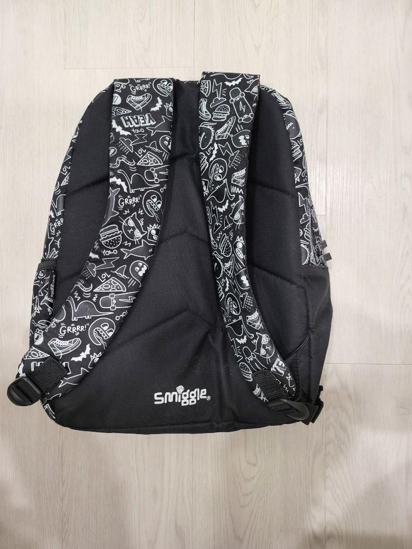 Smiggle dinosaur doddle design school bag, Men's Fashion, Bags ...