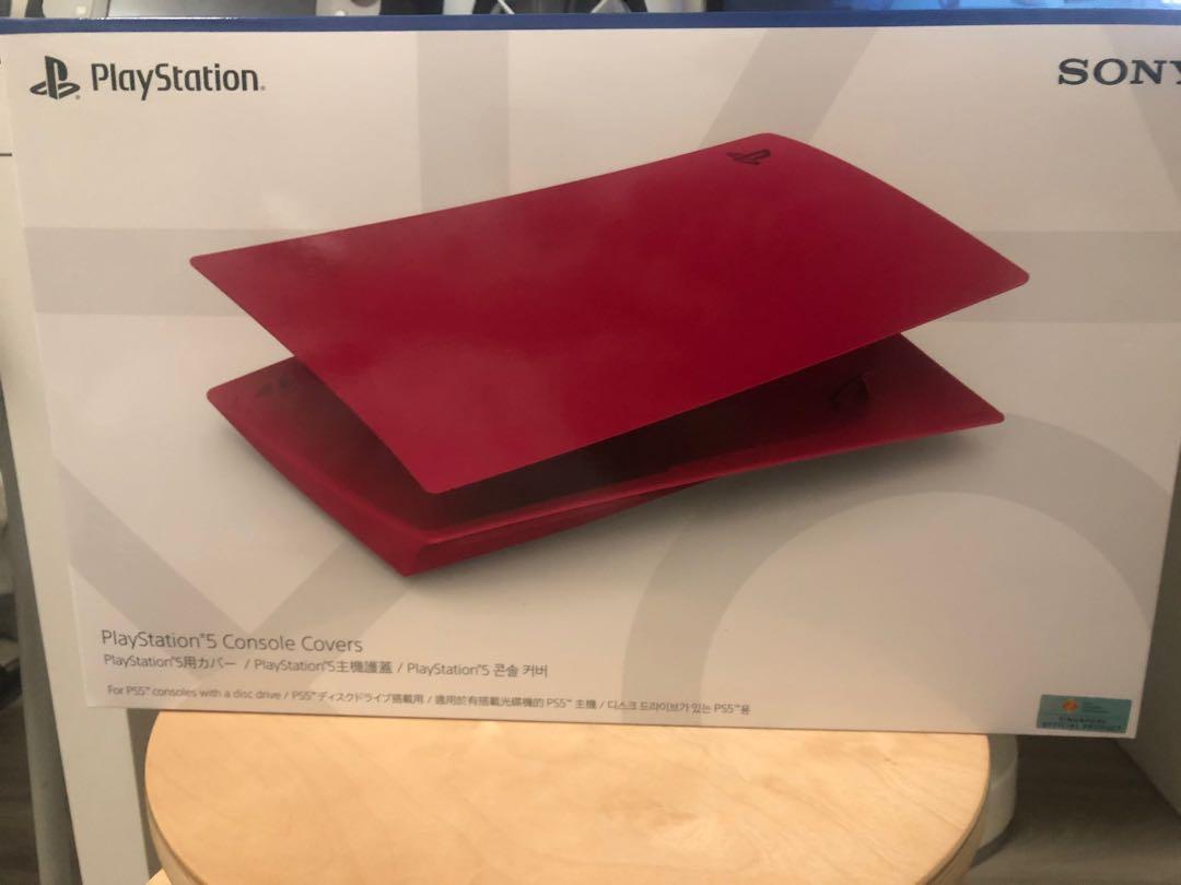 PS5 Cosmic Red Faceplate (Disc Version), Video Gaming, Video Games ...