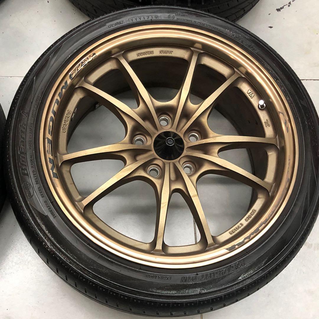 Sport Rim Mugen Mf10 17x8JJ 5x100/114, Auto Accessories on Carousell