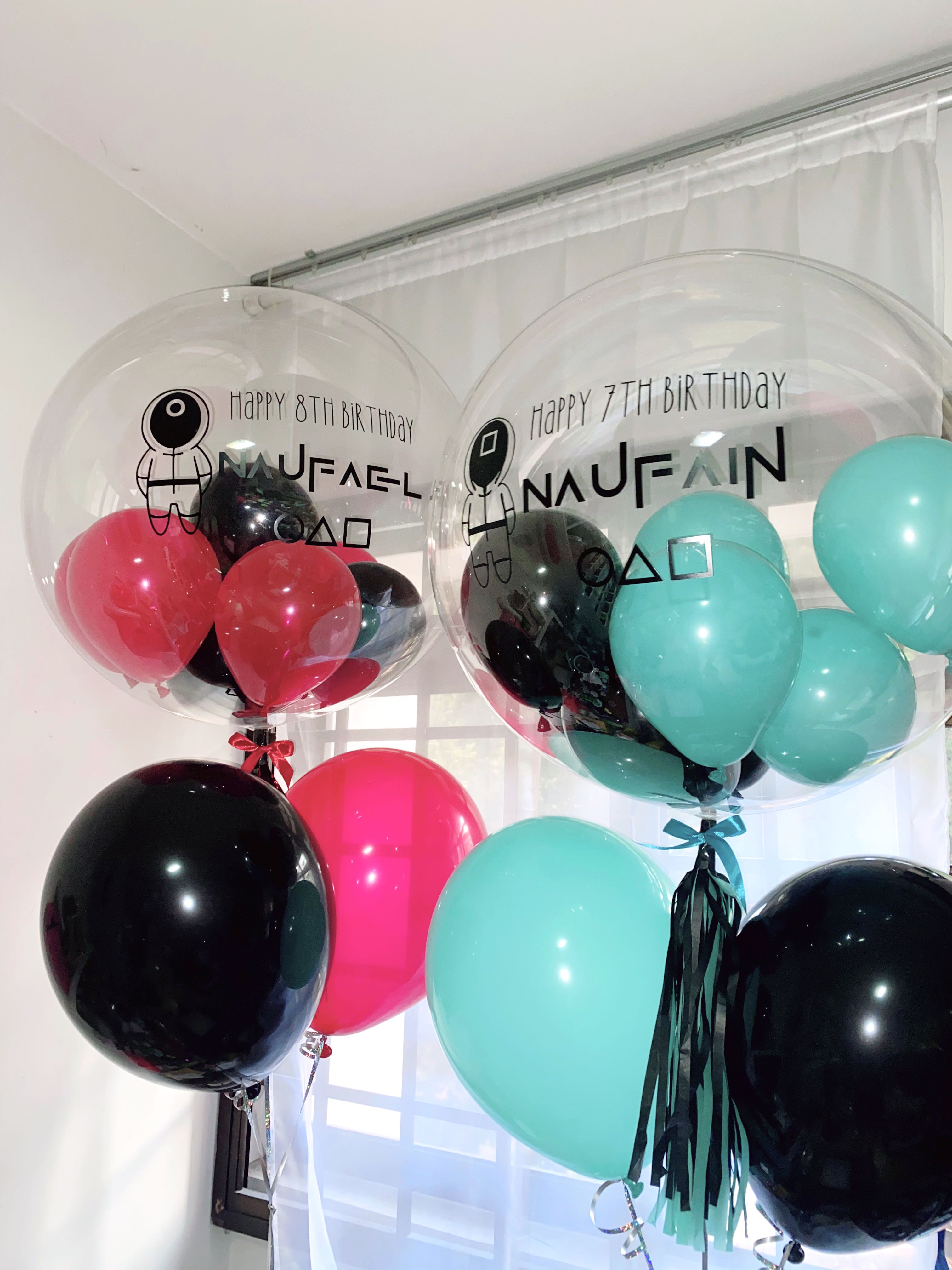 Squid game Helium balloon , latex balloon , birthday balloon ...