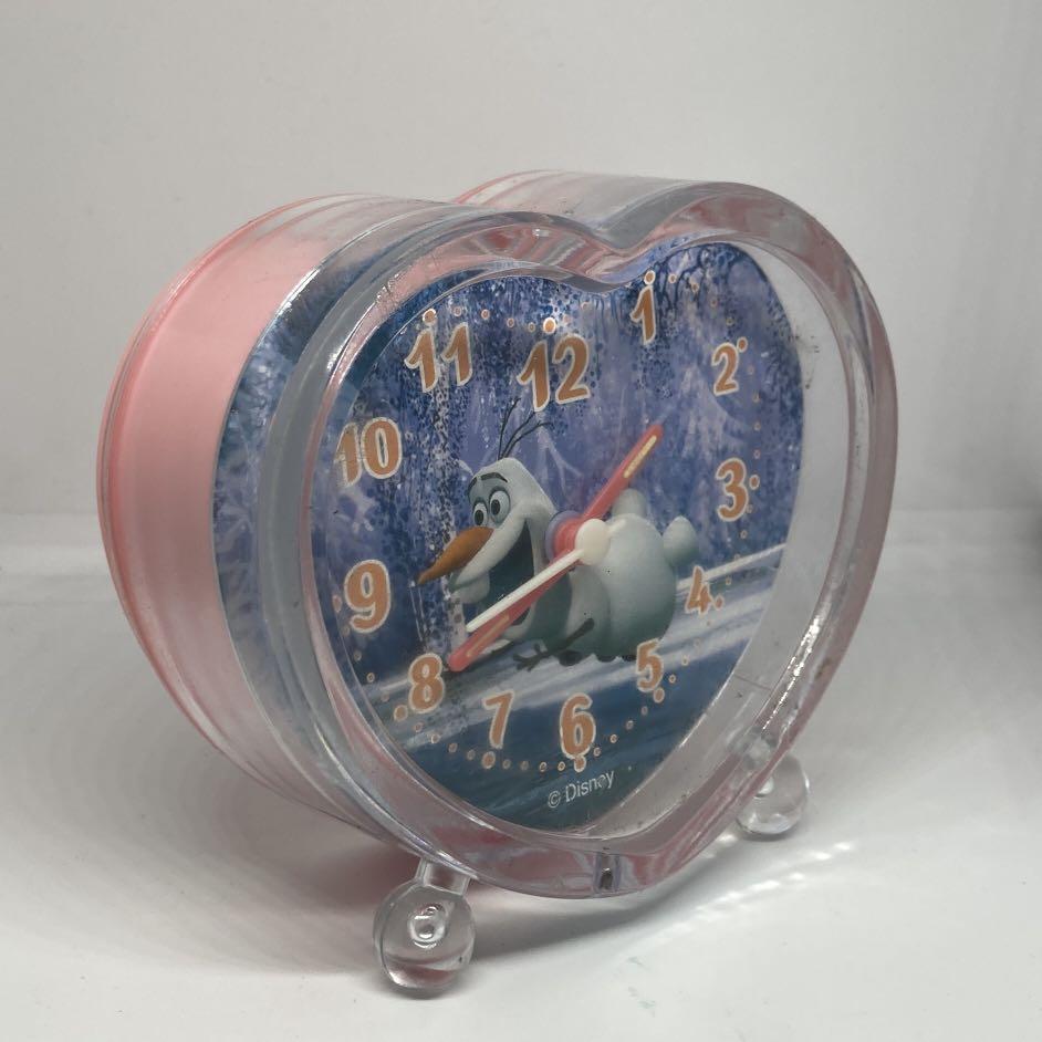 Table Clock Disney Olaf, Furniture & Home Living, Lighting & Fans ...