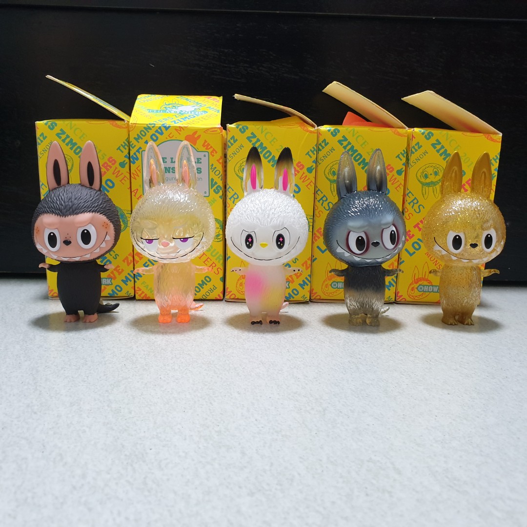 The Little Monster Zimomo Labubu mini figure figurine blindbox blind ...