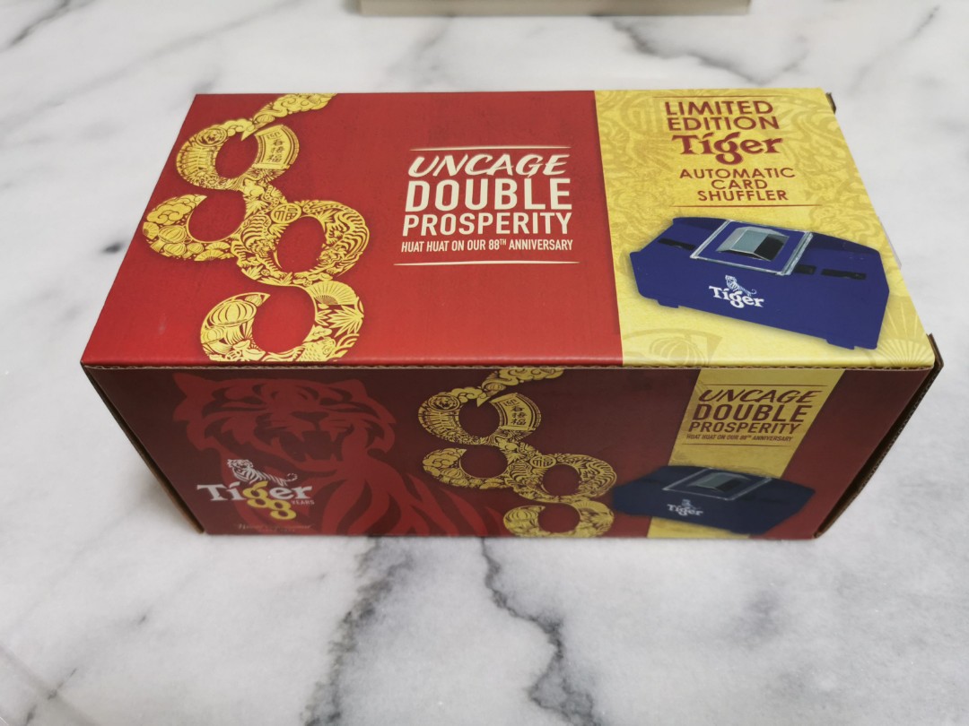 Tiger limited edition automatic card shuffler, Everything Else on Carousell