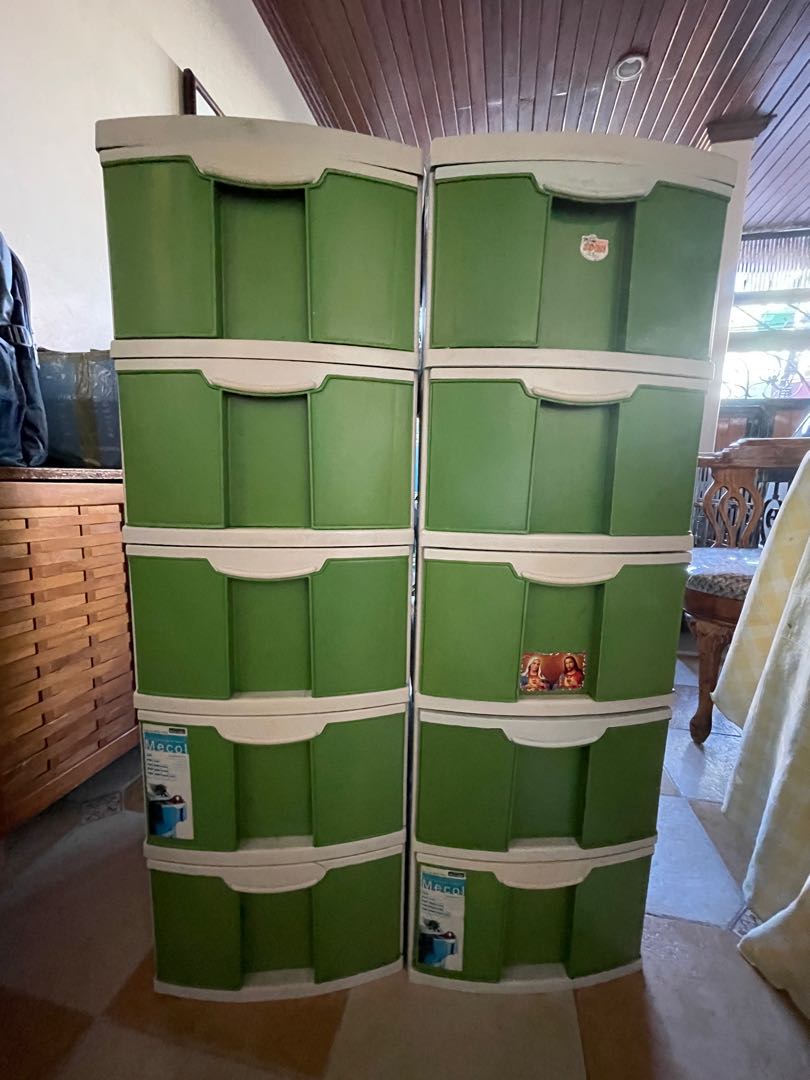 [USED] Mecol Plastic Drawers 5-Layer, Furniture & Home Living ...