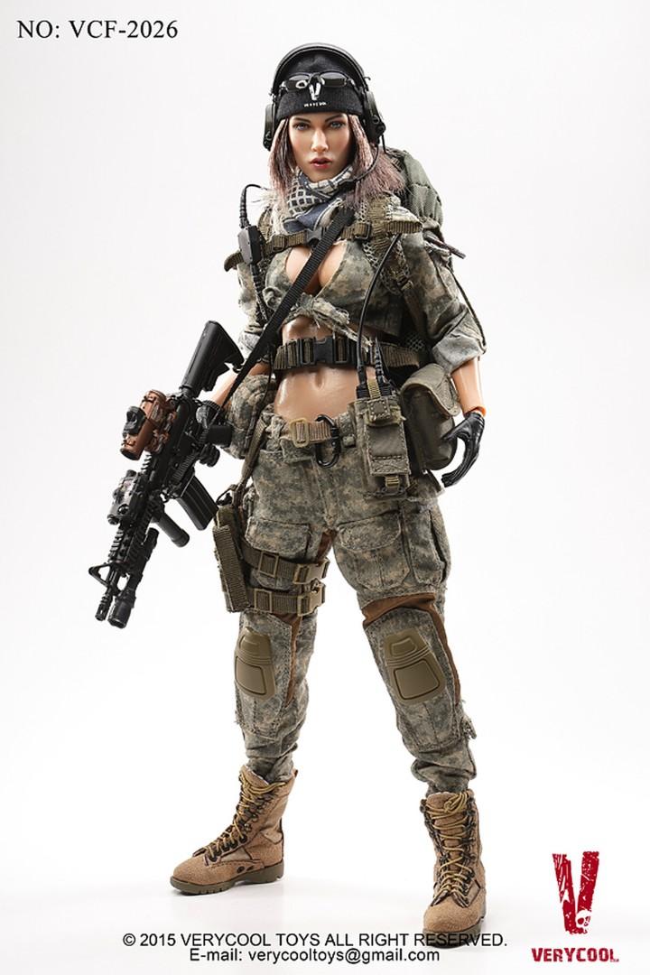 Very Cool Toys 1 6 Scale 12 Acu Camo Female Shooter Action Figure Vcf
