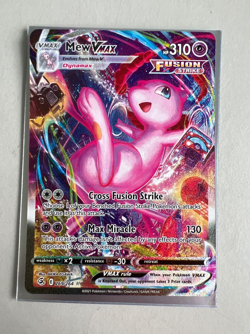 Very Rare - Mew Vmax (269/264) Alternate Art pokemon card, Hobbies & Toys, Memorabilia ...