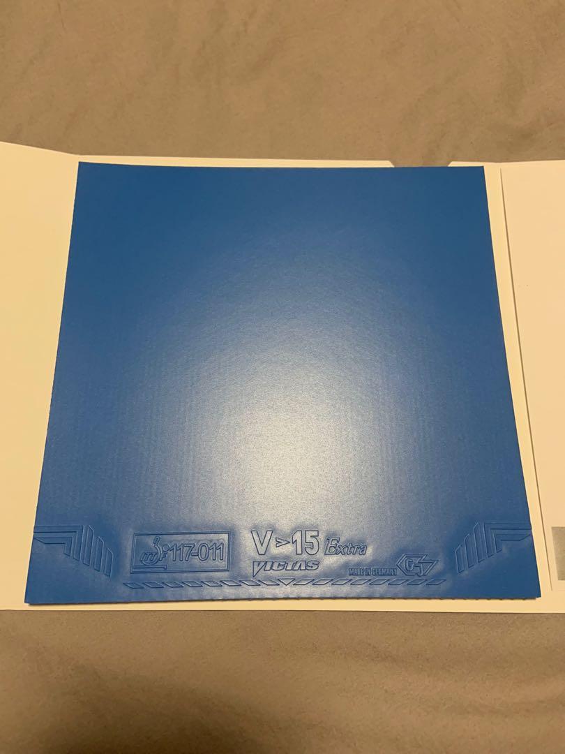 Victas V>15 Extra BLUE Max (Table Tennis Rubber), Sports Equipment, Sports & Games, Racket ...