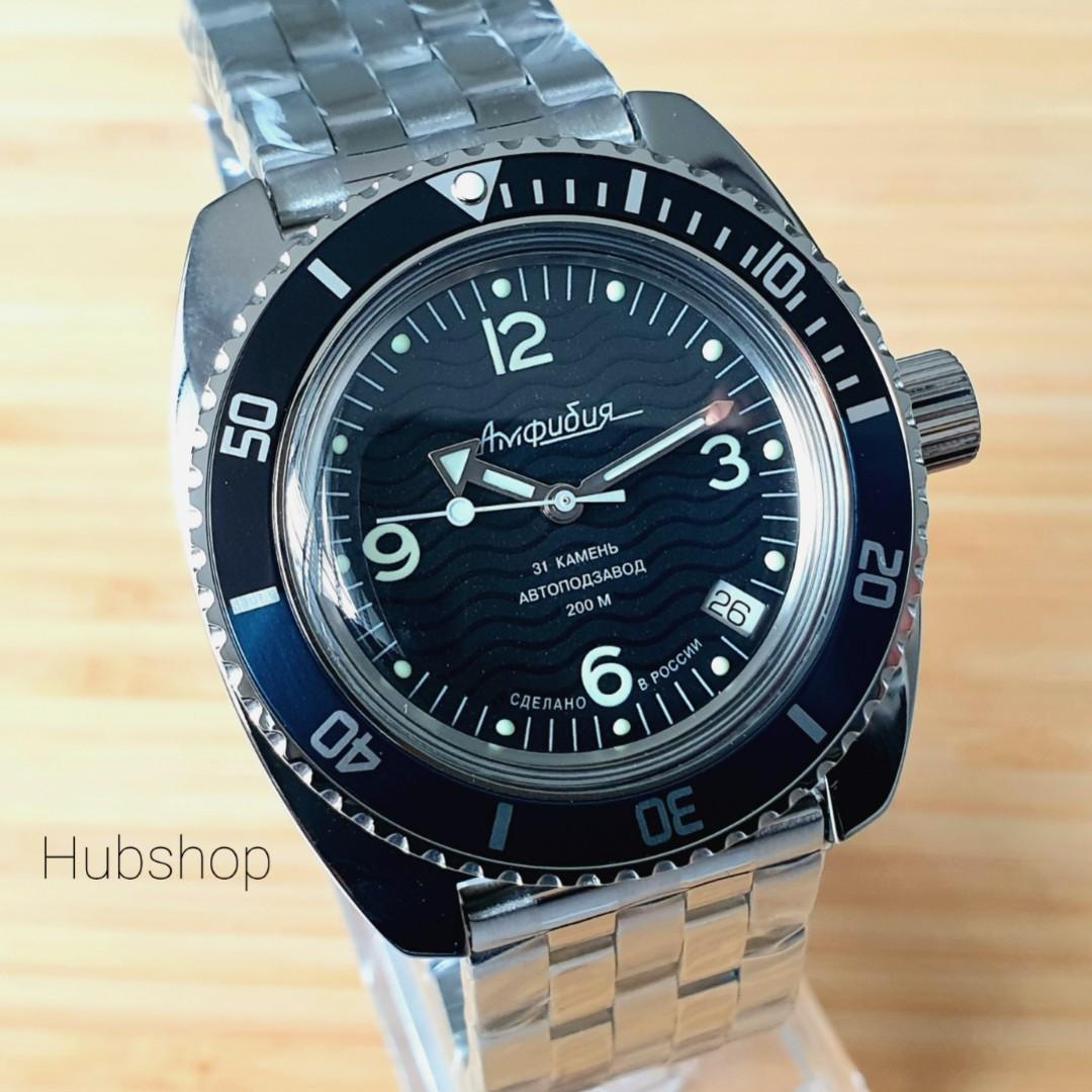 Vostok Amphibia Mod 150 Automatic Mechanical watch with Omega style ...