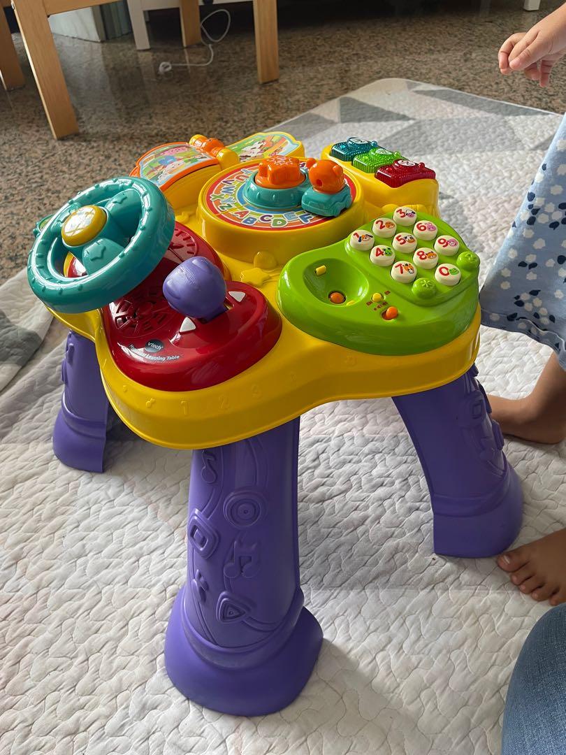 Vtech Magic Star Learning Table, Babies & Kids, Infant Playtime on ...