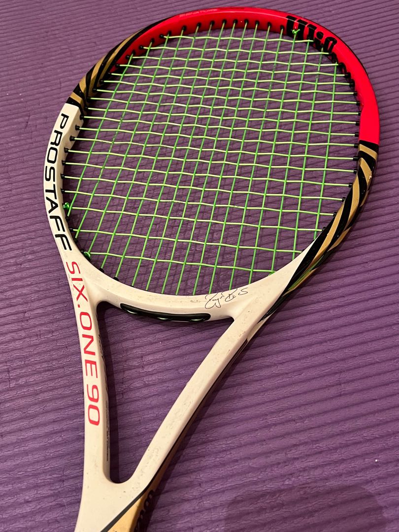 Wilson Tennis Racket SIX ONE 90 BLX ProStaff, Sports Equipment, Sports ...