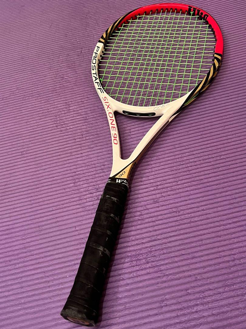 Wilson Tennis Racket SIX ONE 90 BLX ProStaff, Sports Equipment, Sports ...