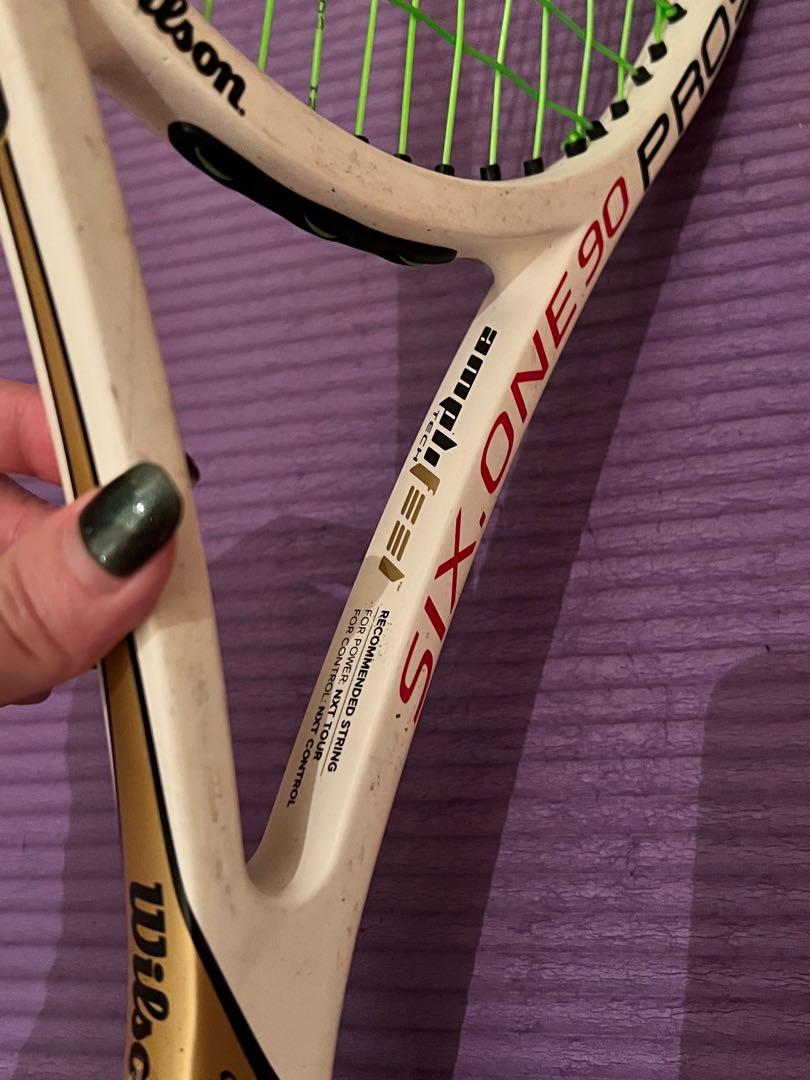 Wilson Tennis Racket SIX ONE 90 BLX ProStaff, Sports Equipment, Sports ...