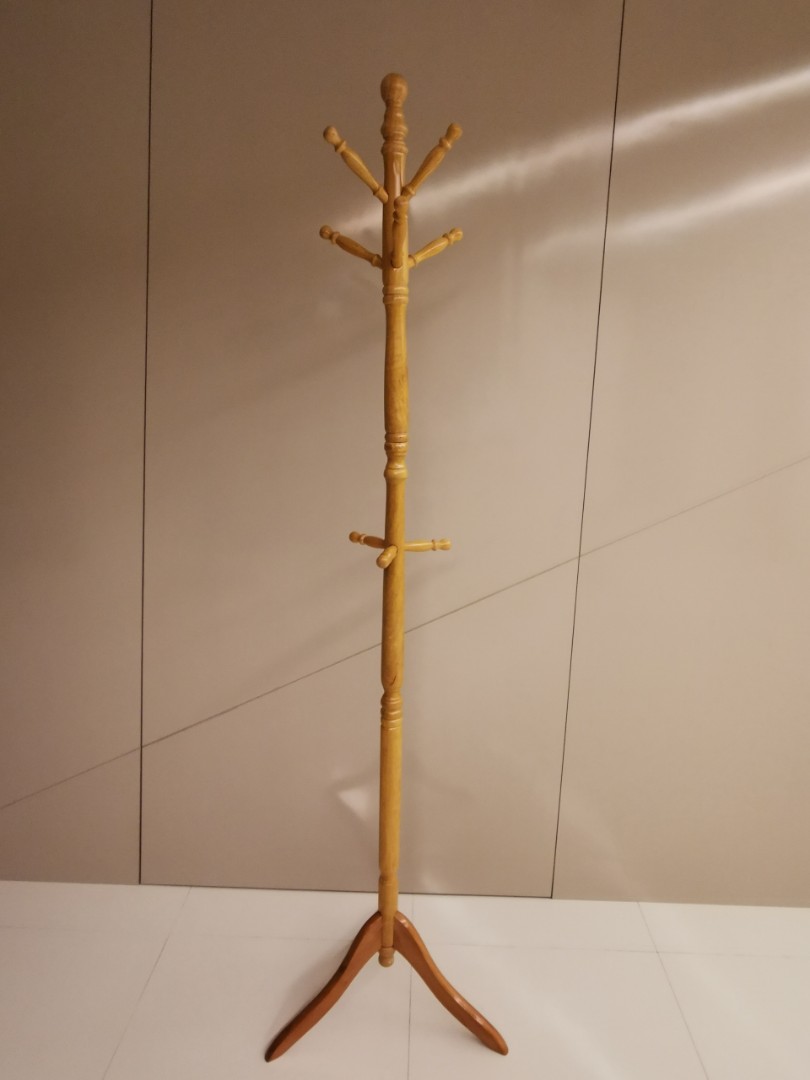 Wooden Hanger Stand, Furniture & Home Living, Furniture, Shelves ...