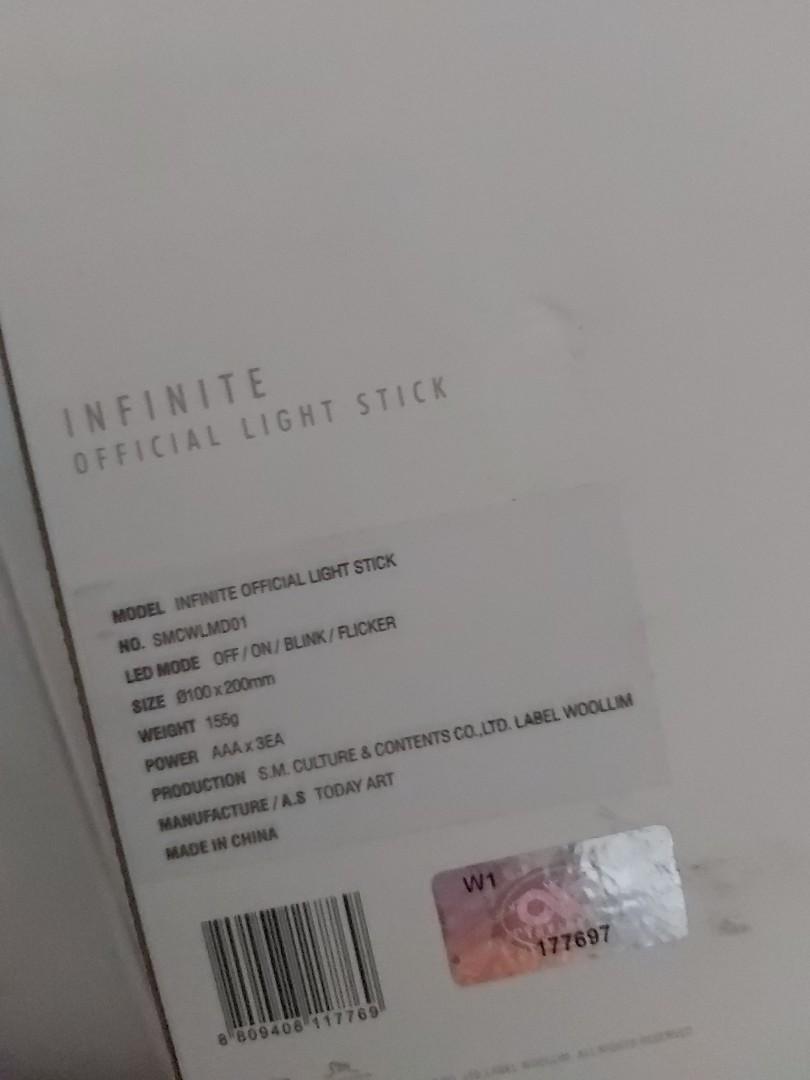 WTS infinite official lightstick, Hobbies & Toys, Memorabilia ...