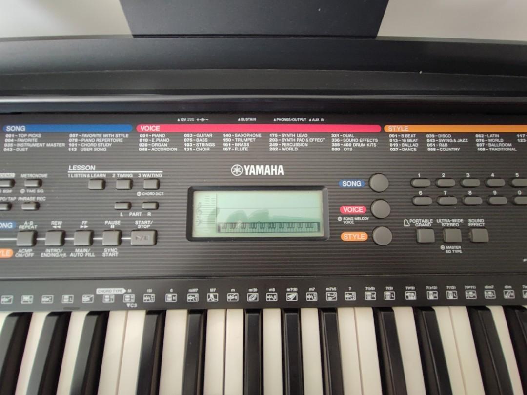 Yamaha PSR e263 61 keys keyboard, Hobbies & Toys, Music & Media ...