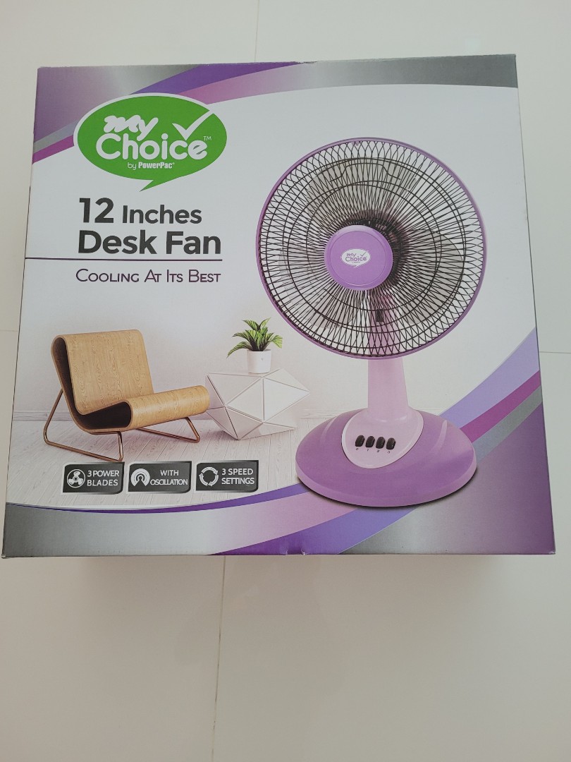 12" Fan, Furniture & Home Living, Lighting & Fans, Fans on Carousell