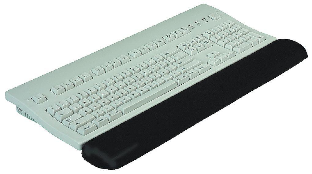 3M™ Gel Wrist Rest for Keyboard WR310MB, Black, Computers & Tech, Parts ...
