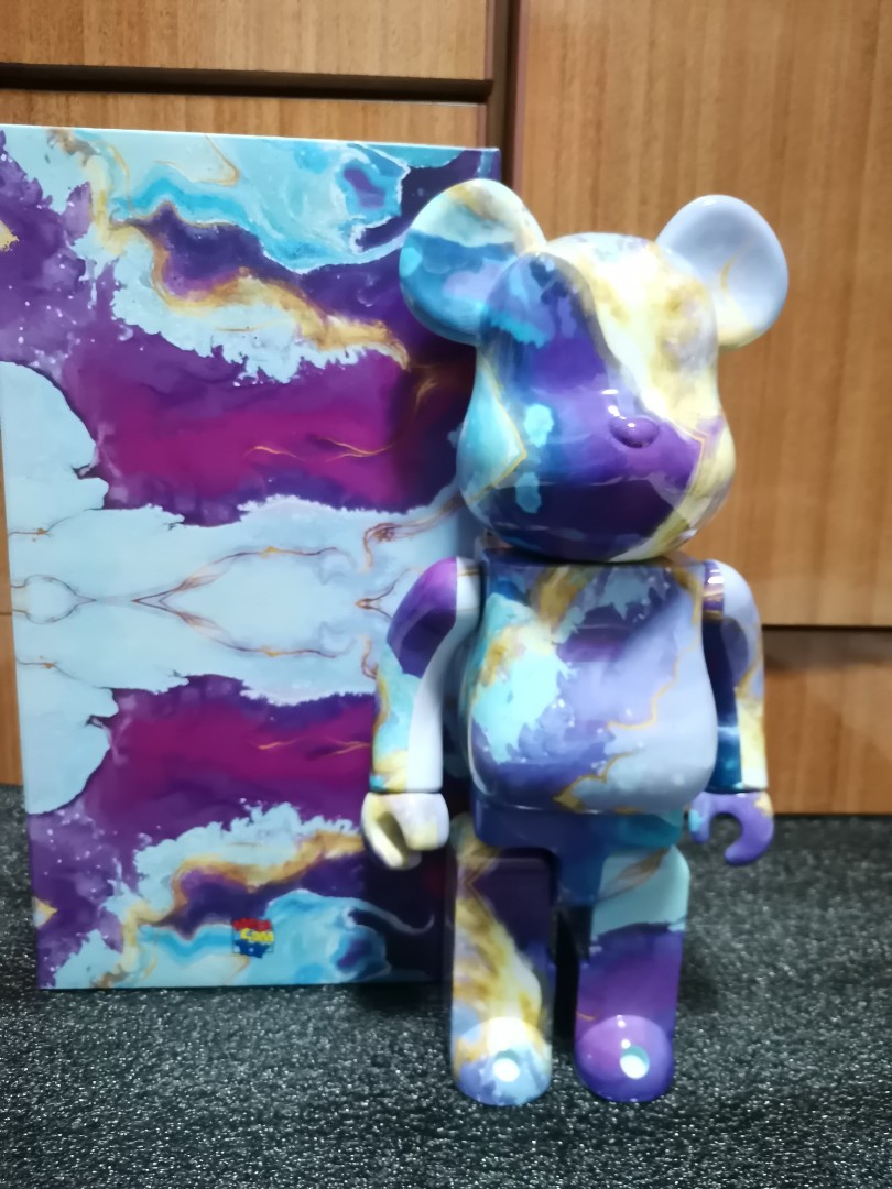 400% marble bearbrick, Hobbies & Toys, Toys & Games on Carousell