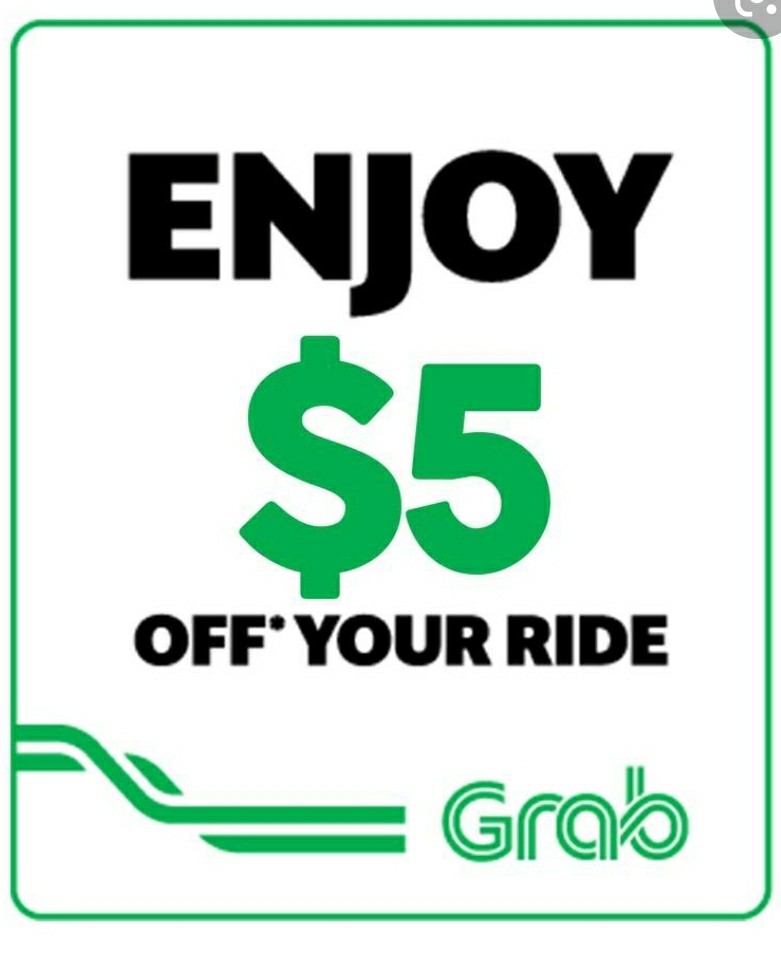 $5 Grab Ride Voucher (valid till Aug 2022), Tickets & Vouchers ...