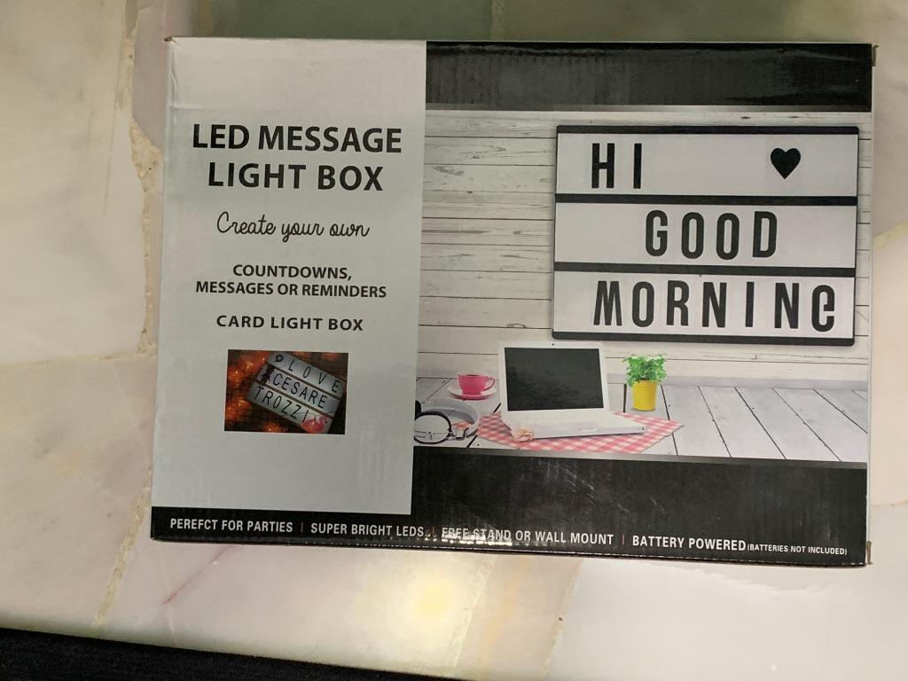 A4 CINEMATIC / FANCY LED LIGHTBOX - RENTAL, Everything Else on Carousell