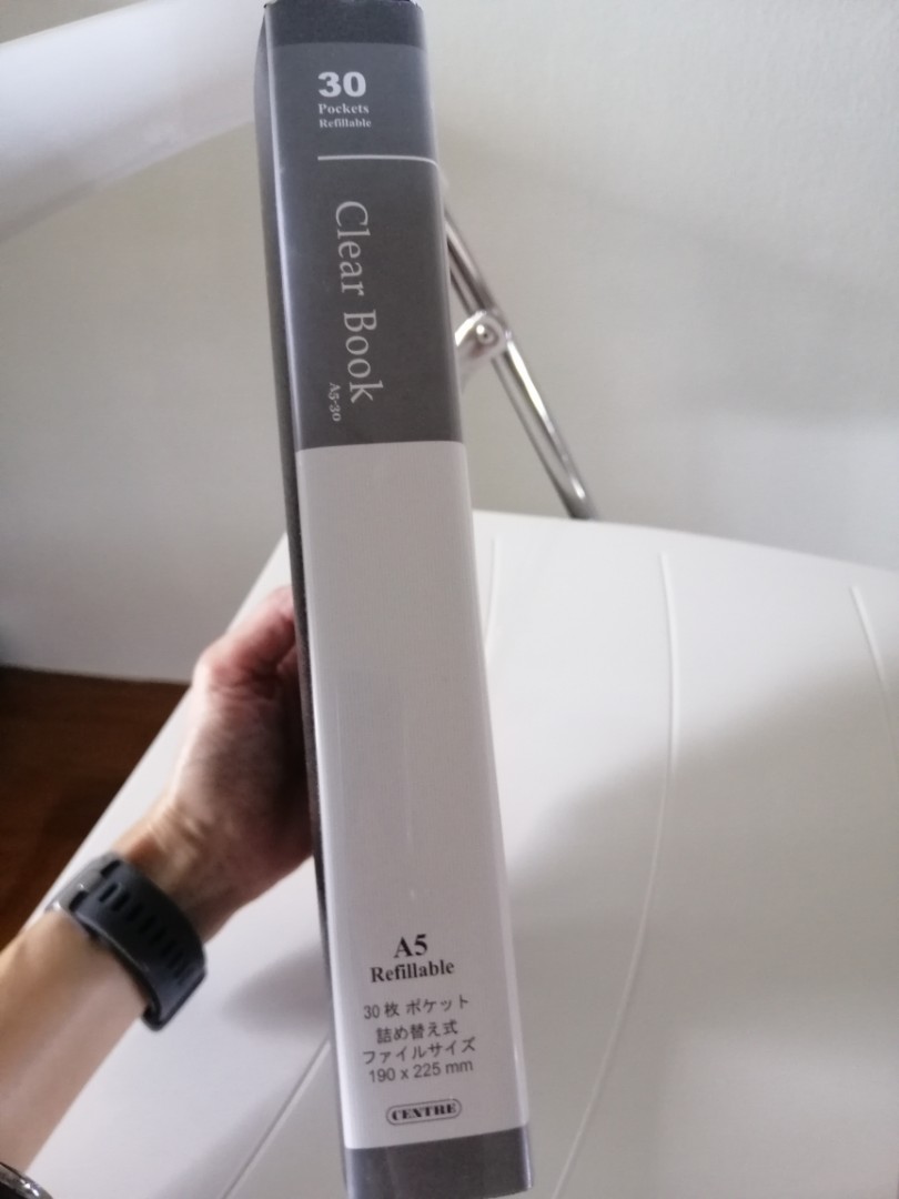 A5 refillable folder, Hobbies & Toys, Stationery & Craft, Stationery ...