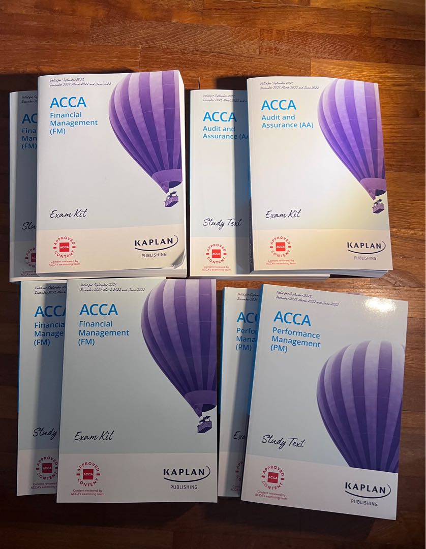 ACCA kaplan full set, Hobbies & Toys, Books & Magazines, Textbooks on ...