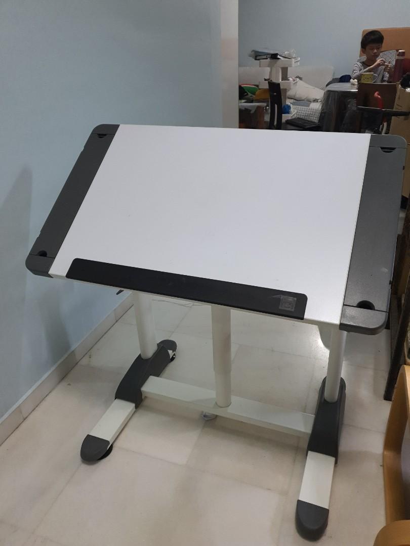 Adjustable Height and Angle Study table for student., Furniture & Home ...