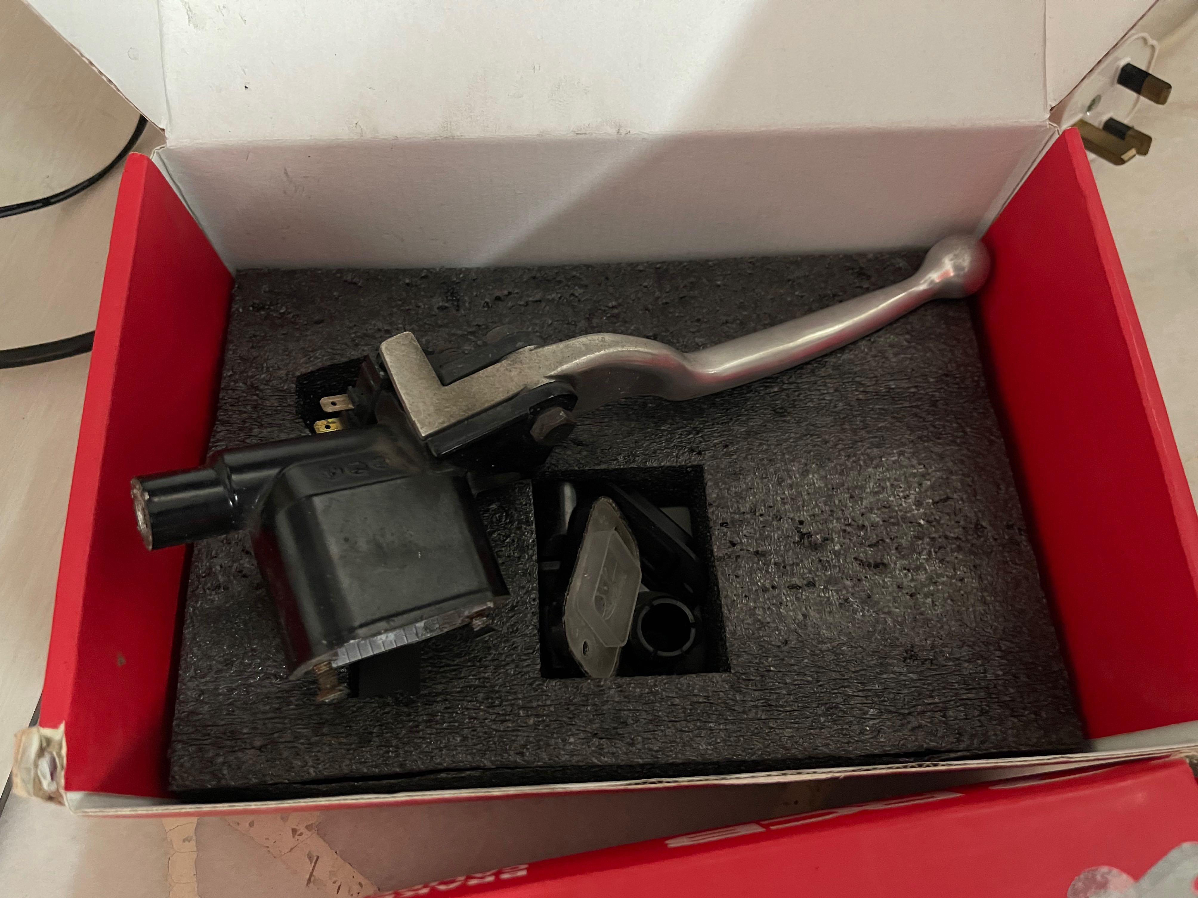 Aerox Original Brake Caliper and Lever, Motorcycles, Motorcycle ...