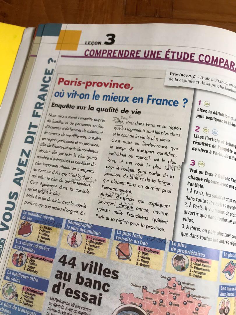 Alter Ego 2 French Textbook, Hobbies & Toys, Books & Magazines ...