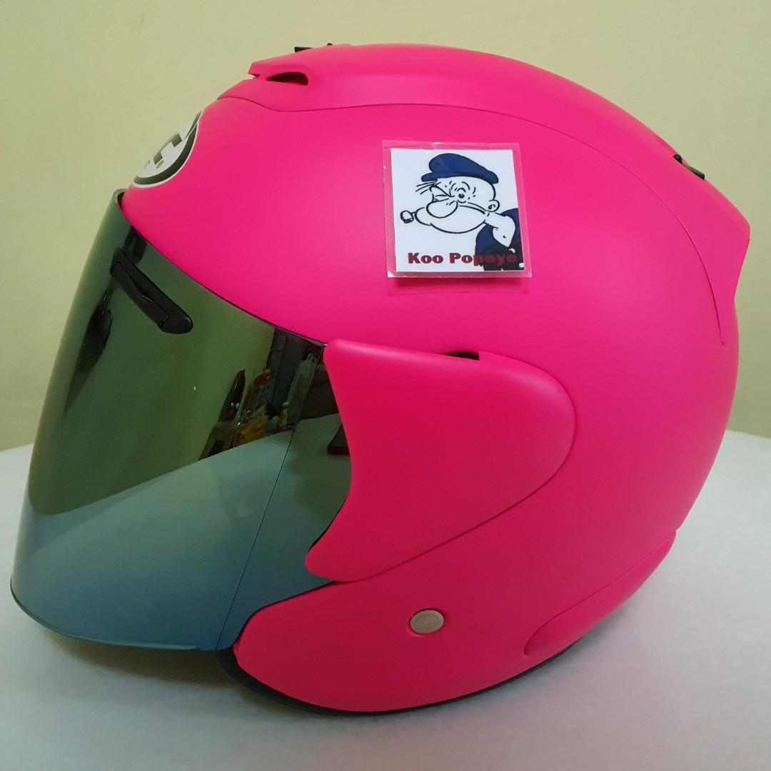 ARC RITZ HELMET MATT PINK COLOUR, Motorcycles, Motorcycle Accessories ...