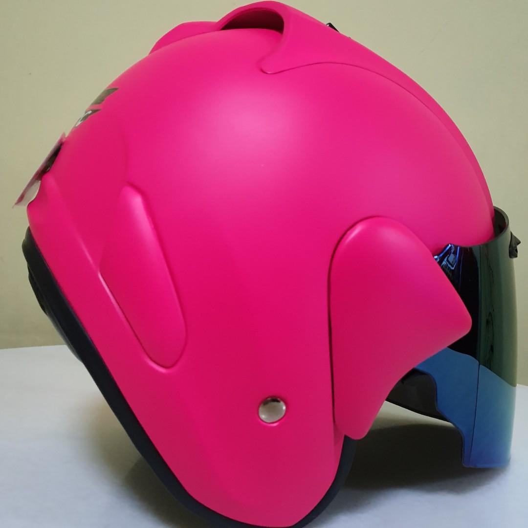 ARC RITZ HELMET MATT PINK COLOUR, Motorcycles, Motorcycle Accessories ...
