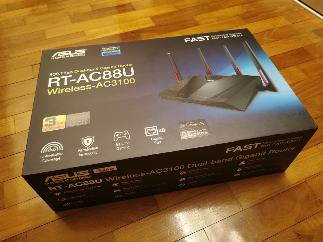 ASUS RT-AC88U, Computers & Tech, Parts & Accessories, Networking on ...