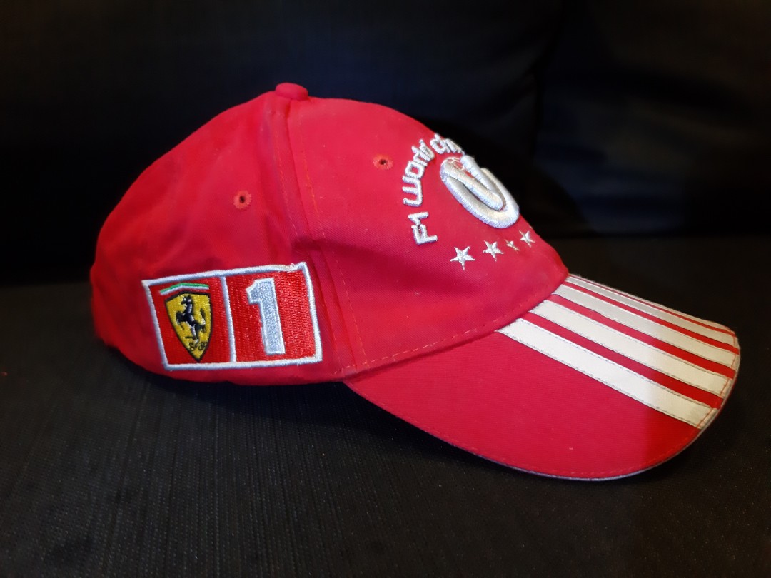 Baseball/Racing Cap - Ferrari f1 world champion -michael schumacher ...