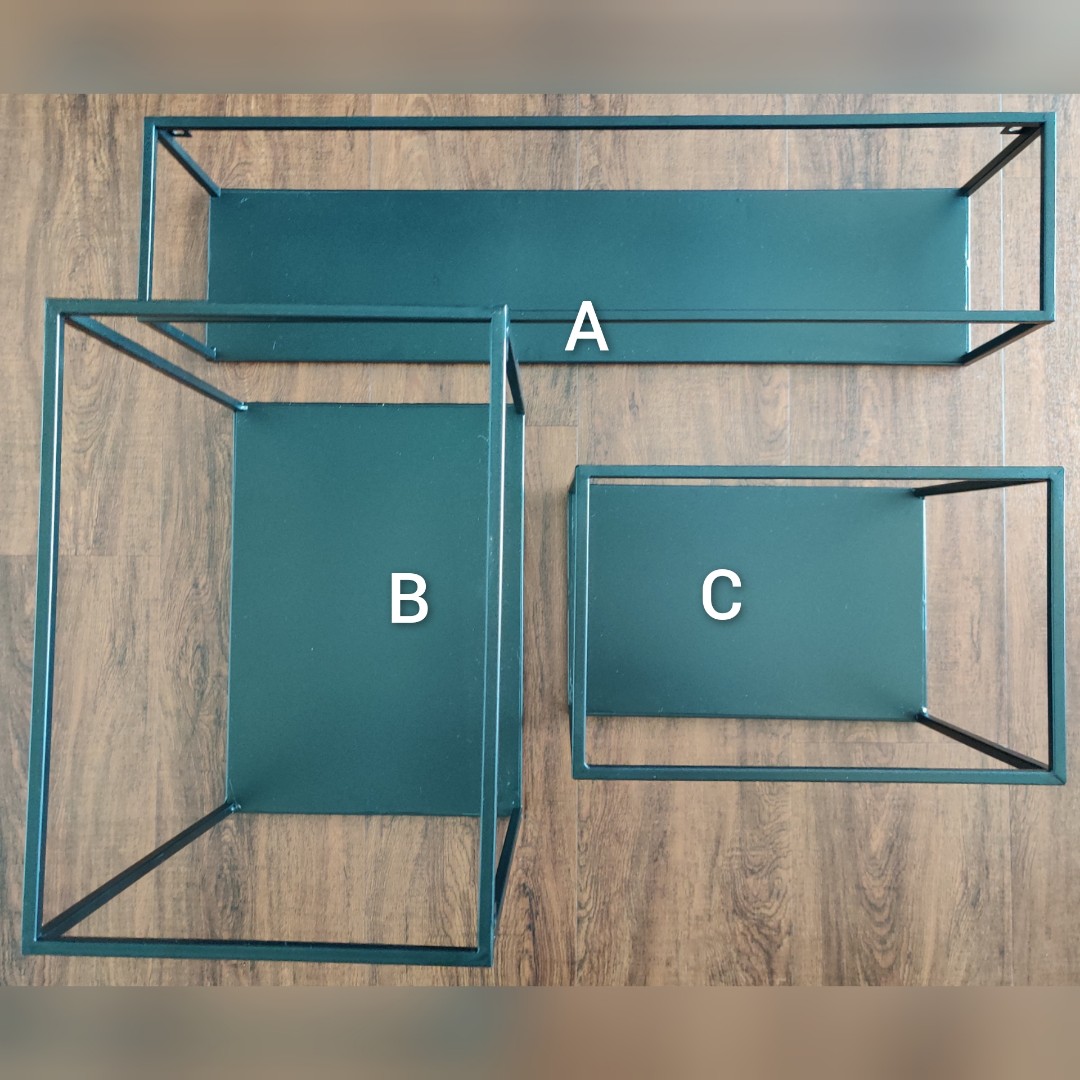 Black Metal Display Racks & Shelf, Furniture & Home Living, Furniture ...