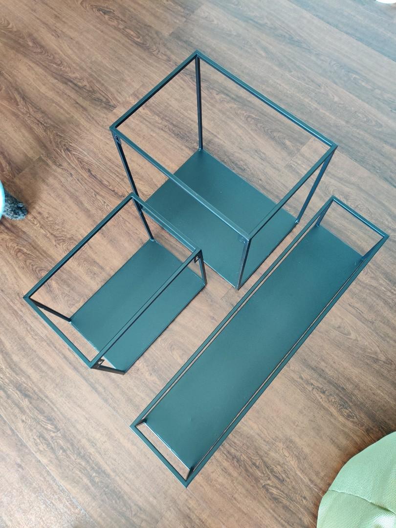 Black Metal Display Racks & Shelf, Furniture & Home Living, Furniture ...