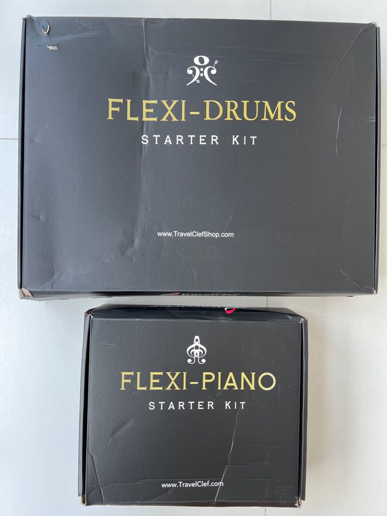 BNIB Travel Clef Flexi Piano and Flexi Drum Starter Kit, Audio ...