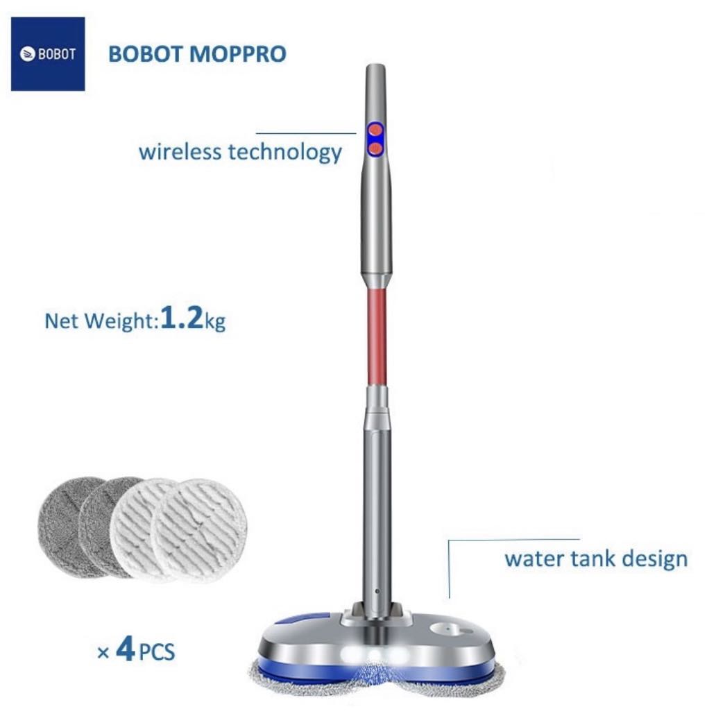 BOBOT Smart Electric Cordless Mop (MOP HCP-01), Furniture & Home Living ...