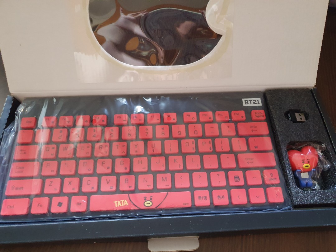 BT21 TATA keyboard royce, Computers & Tech, Parts & Accessories ...