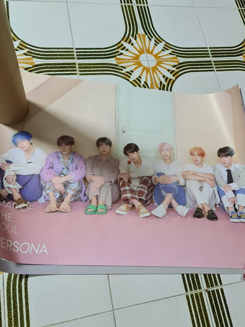 BTS MOTS Persona Poster, Hobbies & Toys, Memorabilia & Collectibles, K ...