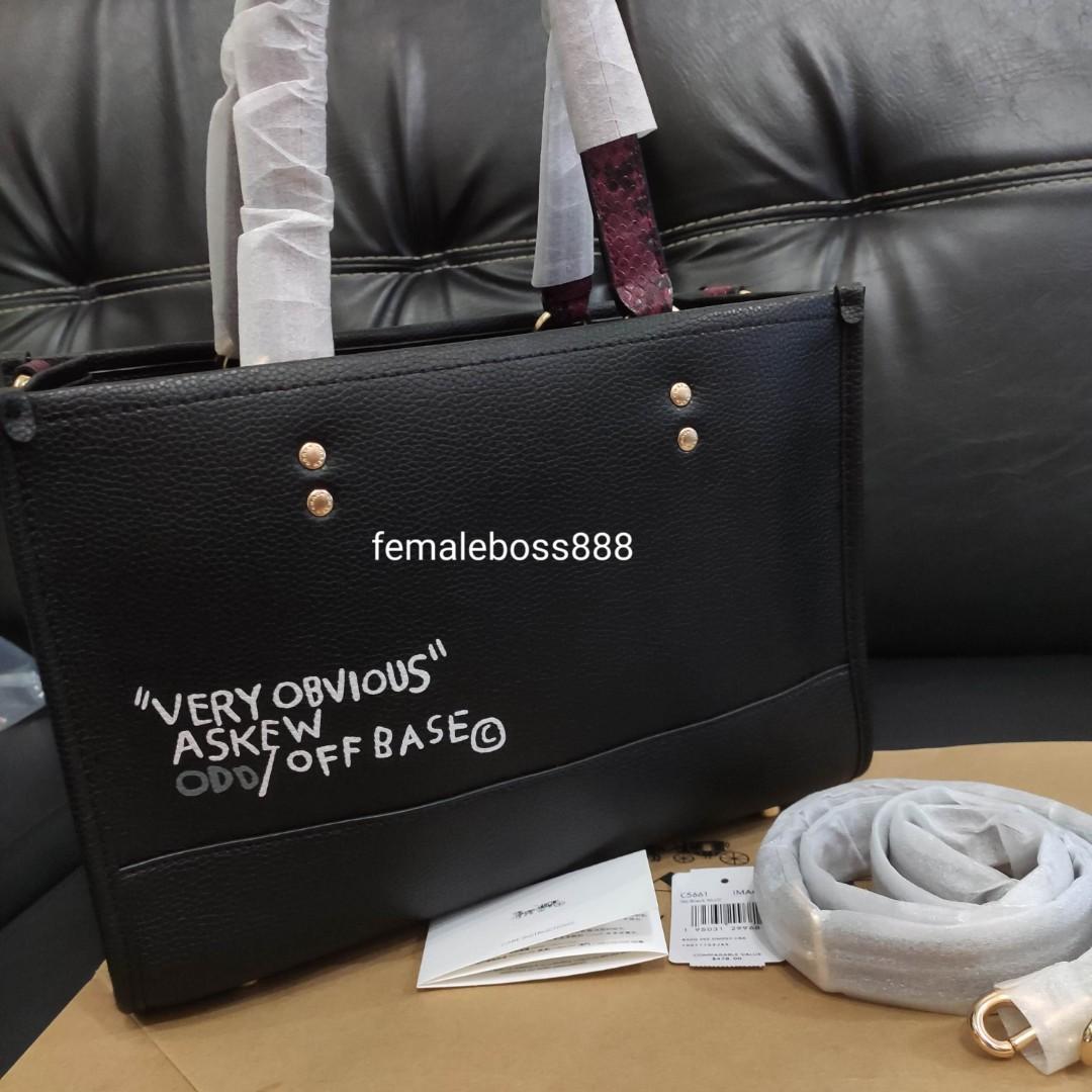 C5661 Coach X Jean Michel Basquiat Dempsey Carryall, Women's Fashion ...