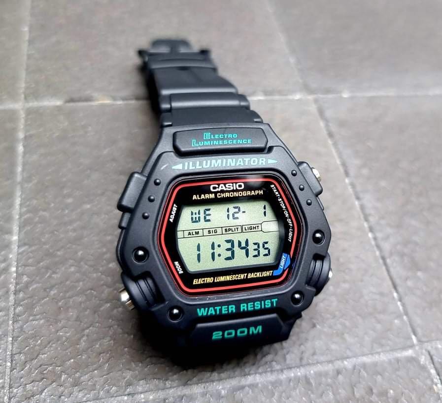 Casio Digital Classic Alarm Chronograph DW-290-1VS, Men's Fashion ...