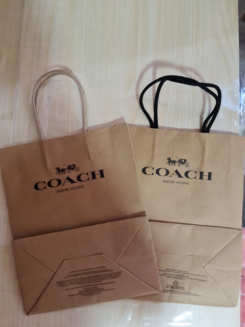 Coach paper bag, Hobbies & Toys, Stationery & Craft, Other Stationery ...