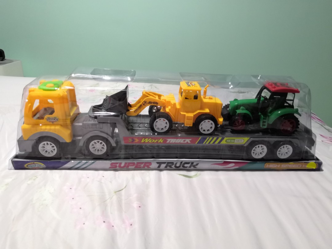 53cm Construction Truck Lorry Carry Tractor Forklift Wheel Loader ...